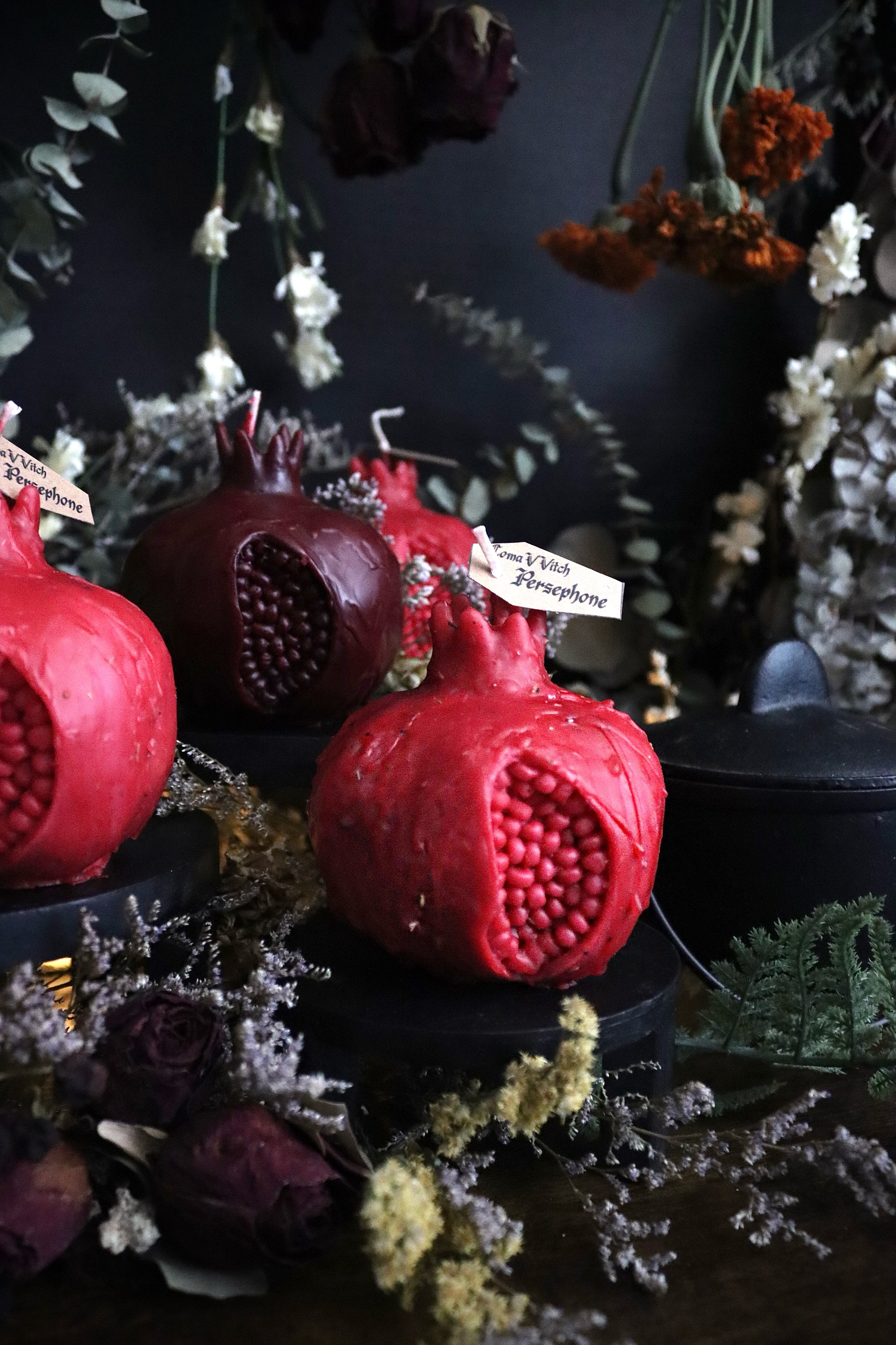 Persephone Pomegranate Candle – ComaVVitch